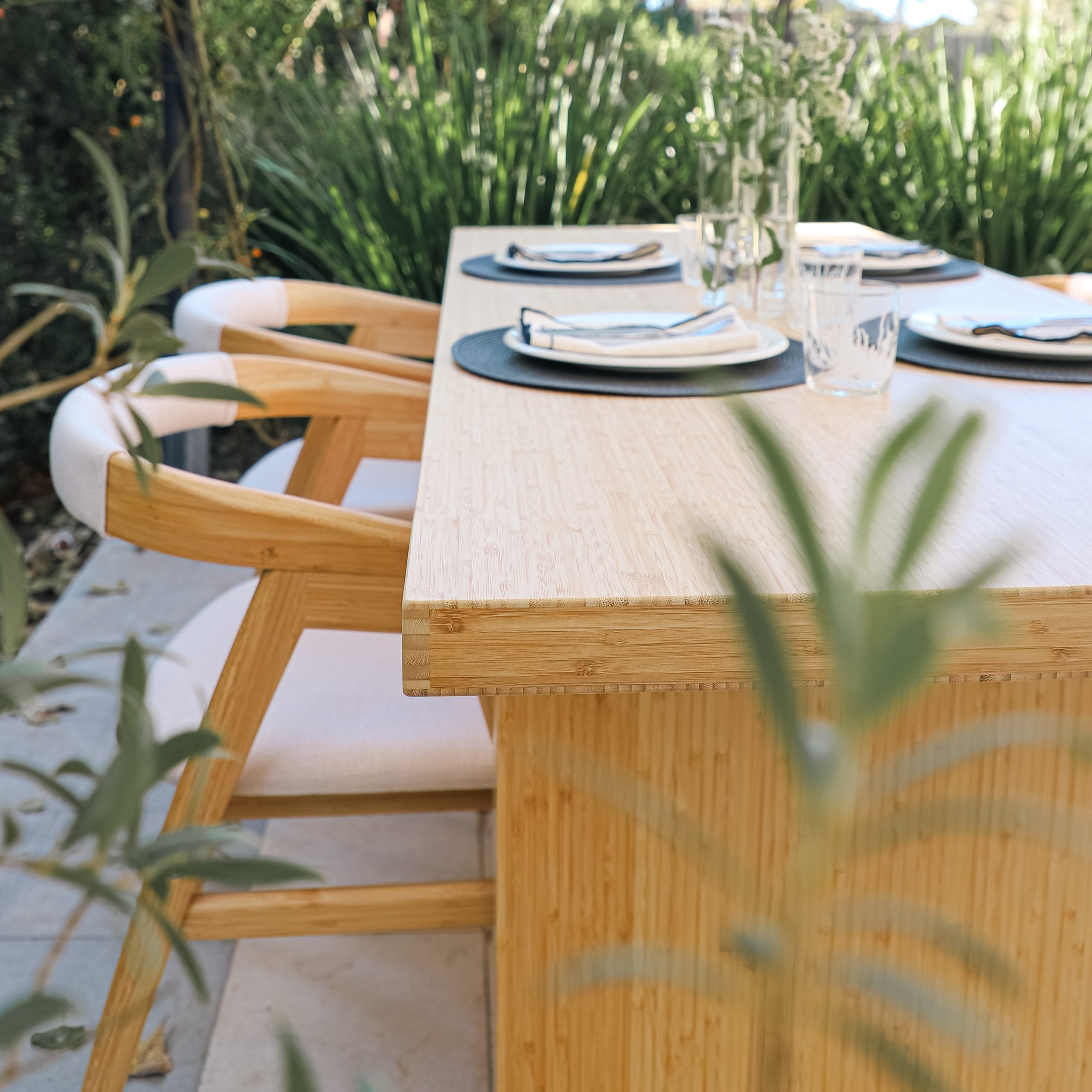 Mesa de Comedor Amalfi – Uruguay Bamboo